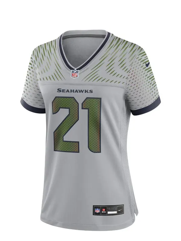 Nike Devon Witherspoon Seattle Seahawks Rivalries Collection Nfl Game Jersey - Grey