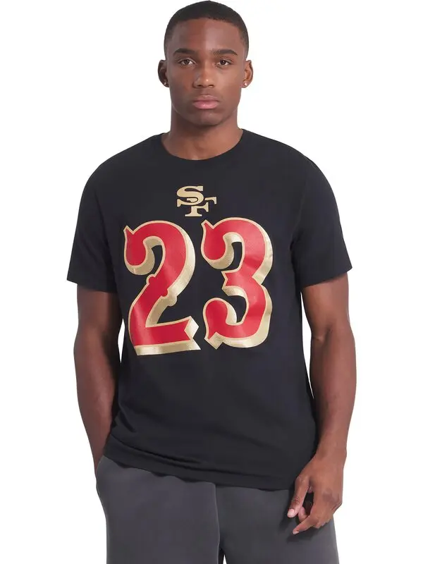 Nike Christian Mccaffrey San Francisco 49ers Rivalries Collection Nfl T-shirt - Black
