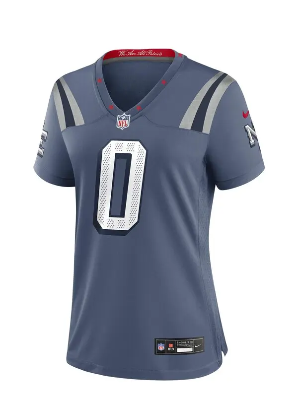 Nike Christian Gonzalez New England Patriots Rivalries Collection Nfl Game Jersey - Blue