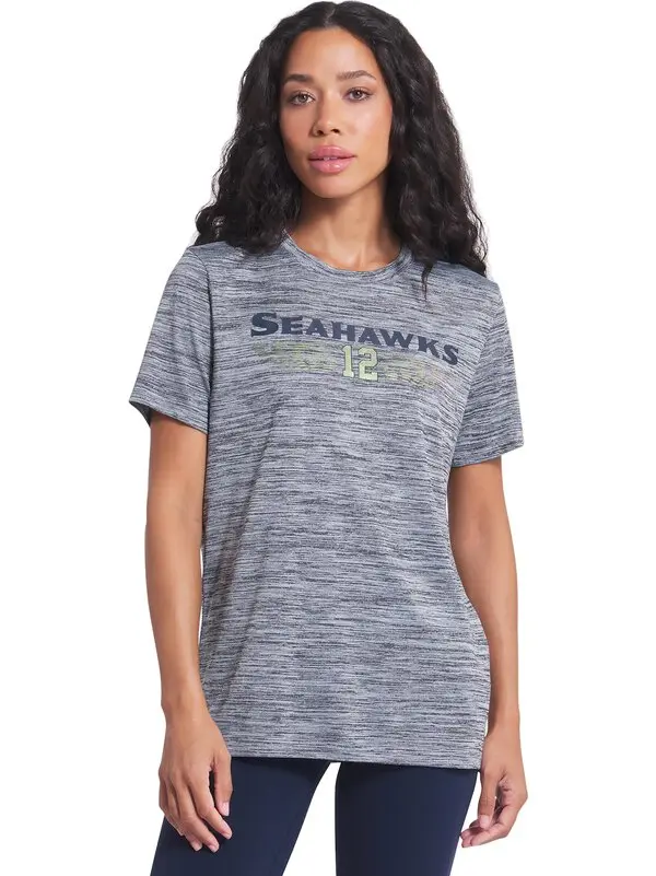 Nike Seattle Seahawks Rivalries Collection Sideline Velocity Dri-fit Nfl T-shirt - Grey