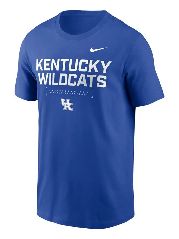 Nike Kentucky Courtside Basketball Dri-fit College T-shirt - Blue