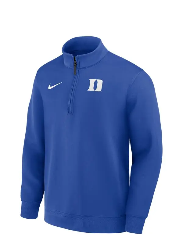 Nike Duke Coaches Dri-fit College Long-sleeve 1/2-zip Top - Blue