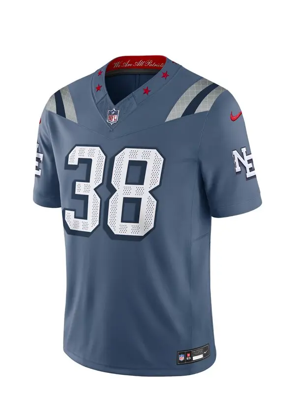 Nike Rhamondre Stevenson New England Patriots Rivalries Collection Nfl Limited Jersey - Blue