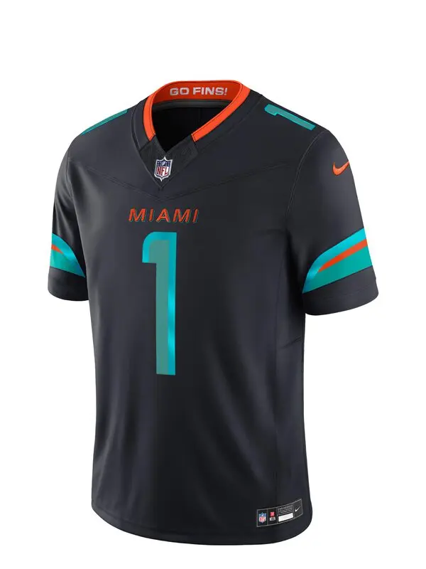 Nike Tua Tagovailoa Miami Dolphins Rivalries Collection Dri-fit Nfl Limited Jersey - Blue