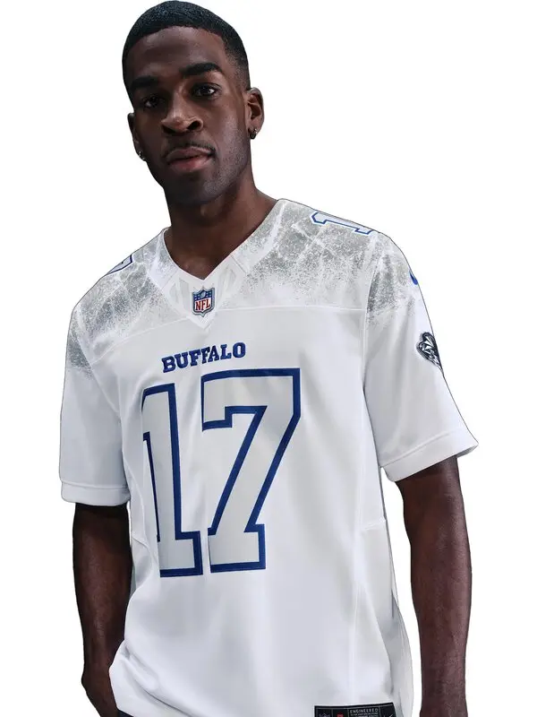 Nike Josh Allen Buffalo Bills Rivalries Collection Dri-fit Nfl Limited Jersey - White