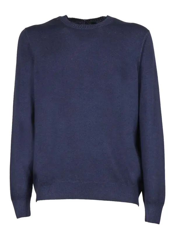 FAY Crewneck Sweater - Blue