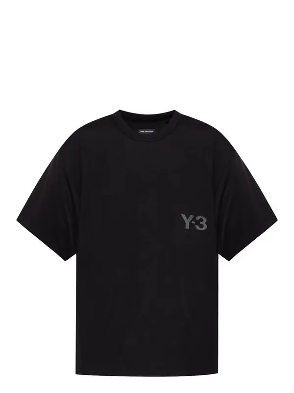 Y3 T-shirt With Padding - Black