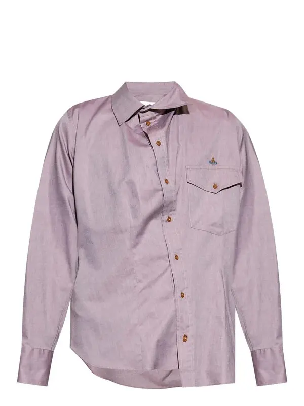 VIVIENNE WESTWOOD Shirt With Pocket - Purple