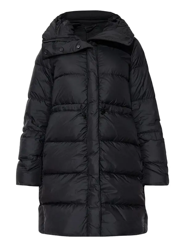 Canada Goose Down Jacket With Hood - Black