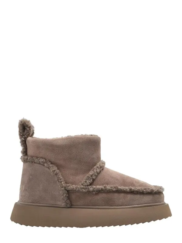 Inuikii Shearling Micro Snow Boots - Brown