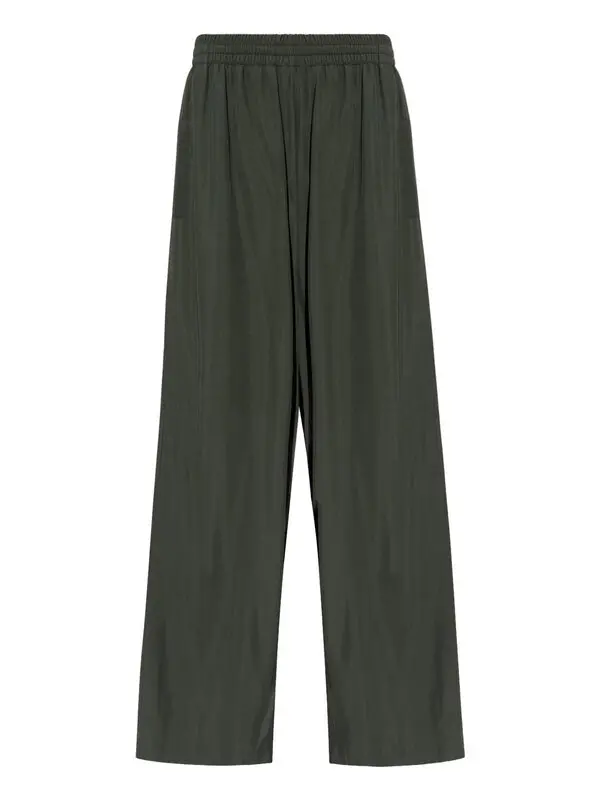 Balenciaga Wide-leg Trousers With Pockets - Green
