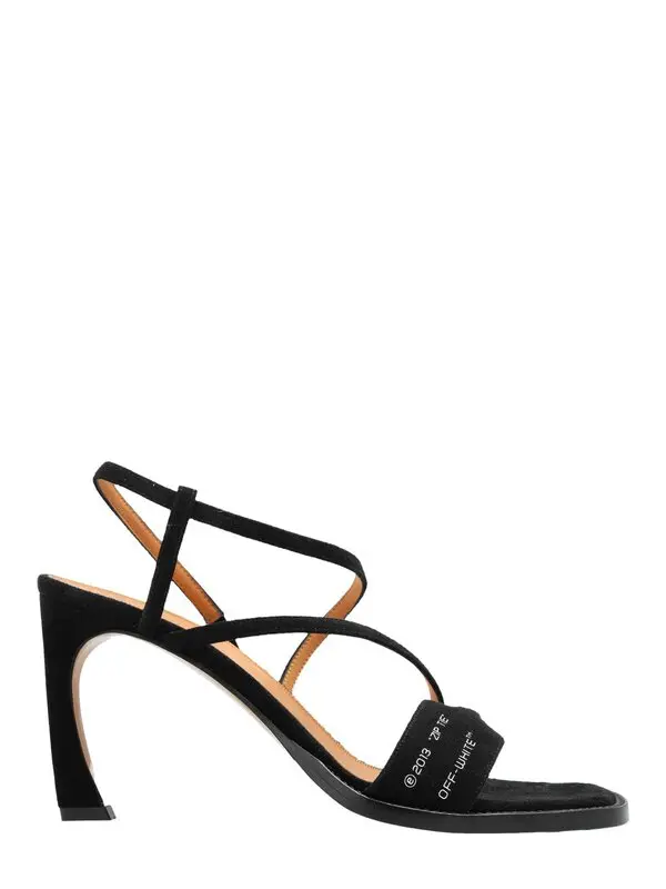 Off-White Heeled Sandals - Black