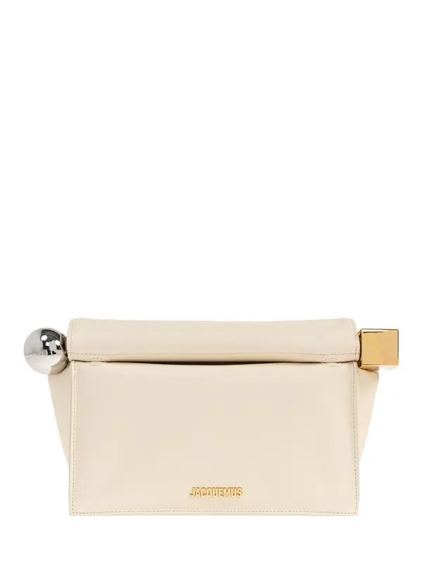 Jacquemus Rond Carré Handbag - Cream
