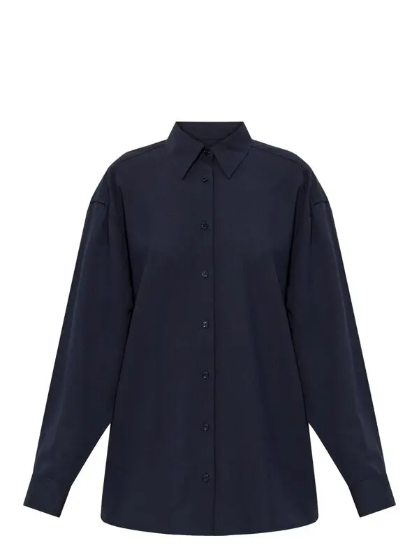 TOTEME Oversize Shirt - Navy Blue