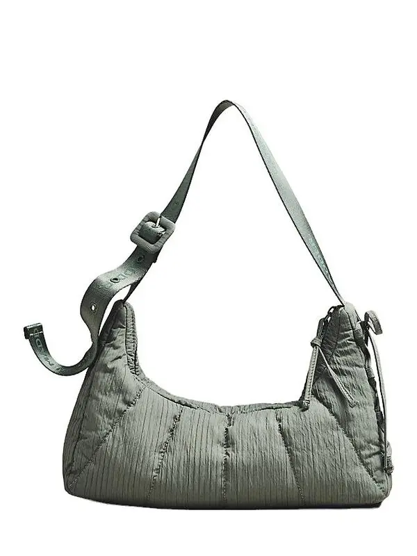 DAMSON MADDER Crescent Shoulder Bag - Khaki