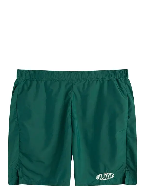 PALMES Oval Tennis Shorts - Dark Green