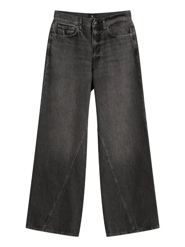 ANINE BING Brie Jeans - Washed Black