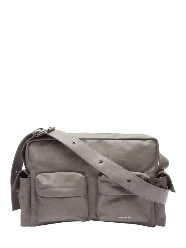 SAMO ONDOH Utility Medium Crossbody Bag - Brushed Grey