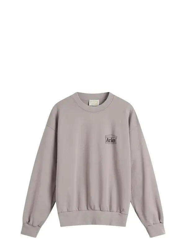 Aries Mini Temple Sweatshirt - Grey