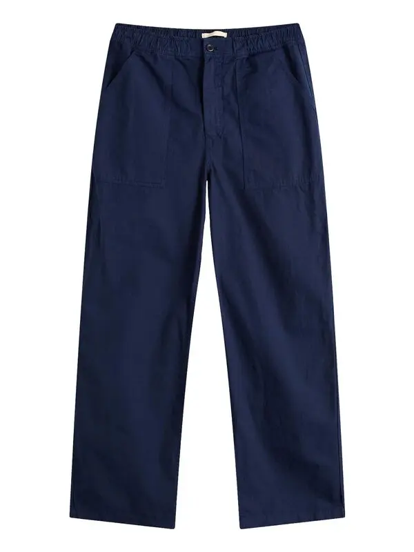 Norse Projects Ragnar Relaxed Cotton Ripstop Pants - Workwear Blue