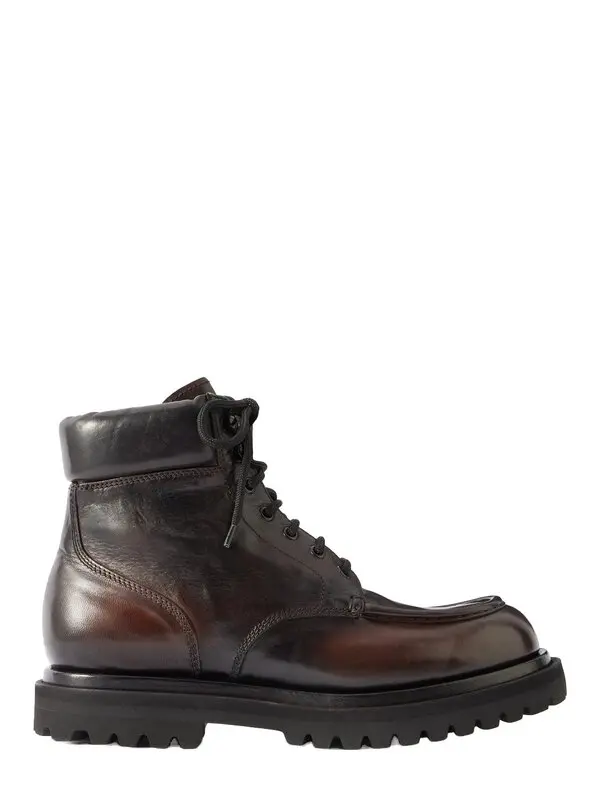 Officine Creative Eventual Dd 110 Leather Boots - Brown