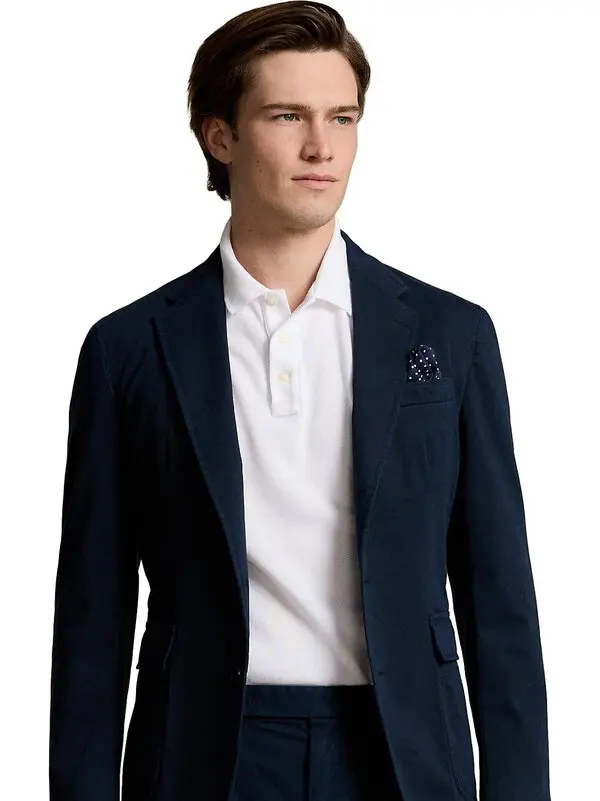 Ralph Lauren Polo Soft Tailored Chino Sport Coat - Bright Navy