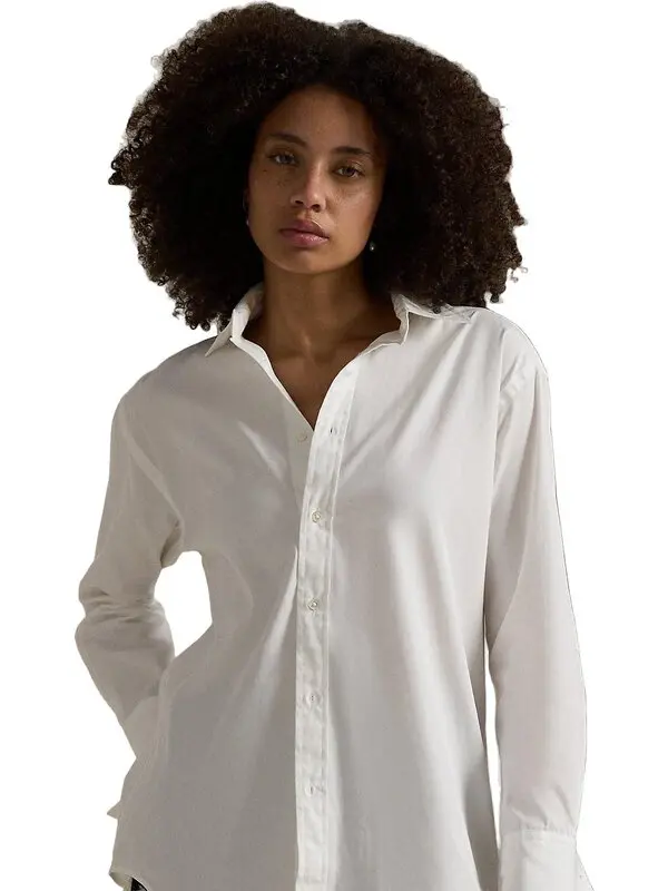 Ralph Lauren Extended-cuff Cotton Shirt - White