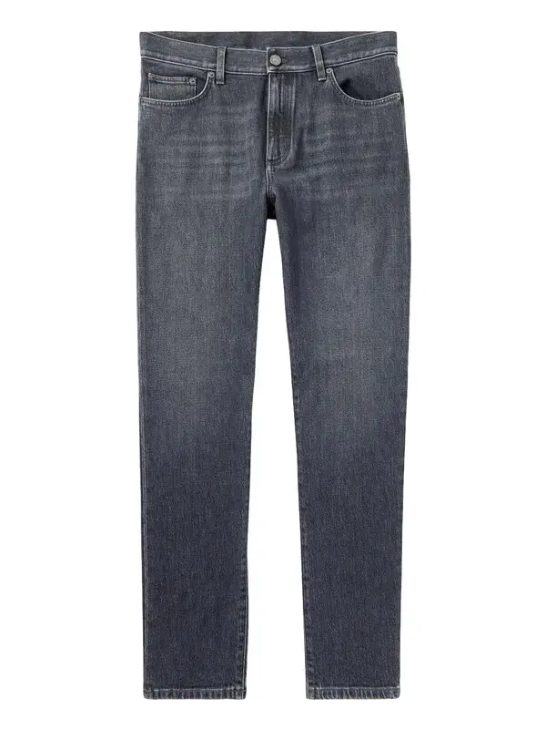 Zegna Roccia Slim-fit Jeans - Black