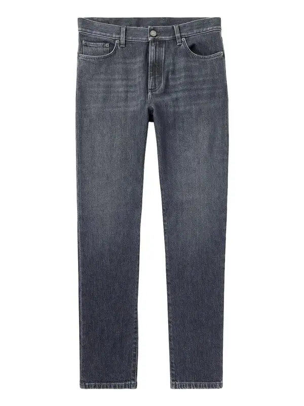 Zegna Roccia Slim-fit Jeans - Black