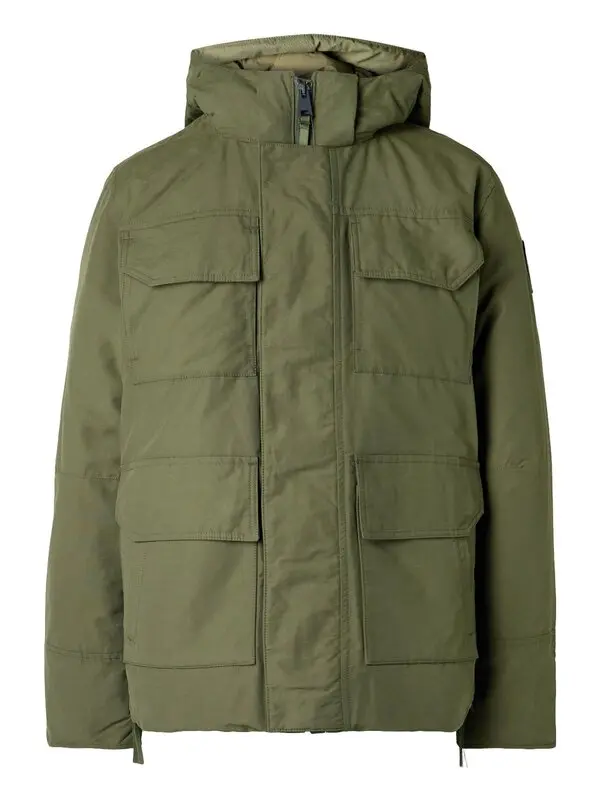 Canada Goose Maitland Cotton And Nylon-blend Canvas Down Parka - Green