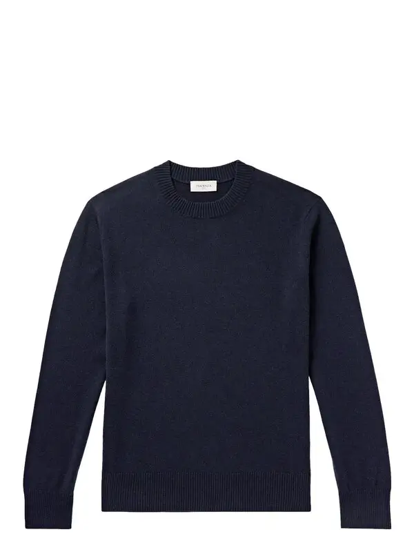 PIACENZA CASHMERE 1733 Slim-fit Cashmere Sweater - Blue