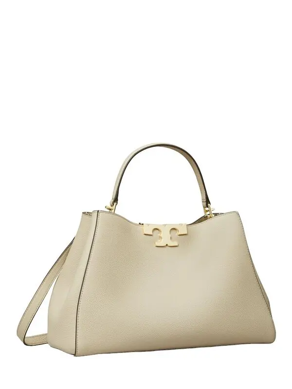 Tory Burch Eleanor Soft Satchel - Light Stone
