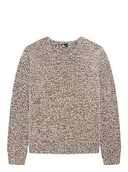 The Kooples Round-neck Knitted Wool Jumper - Beige-brown