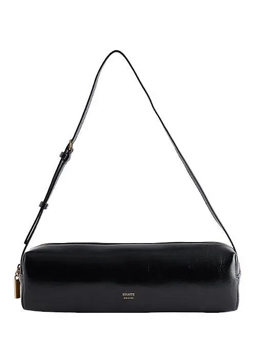 Khaite Kye Leather Shoulder Bag - Black