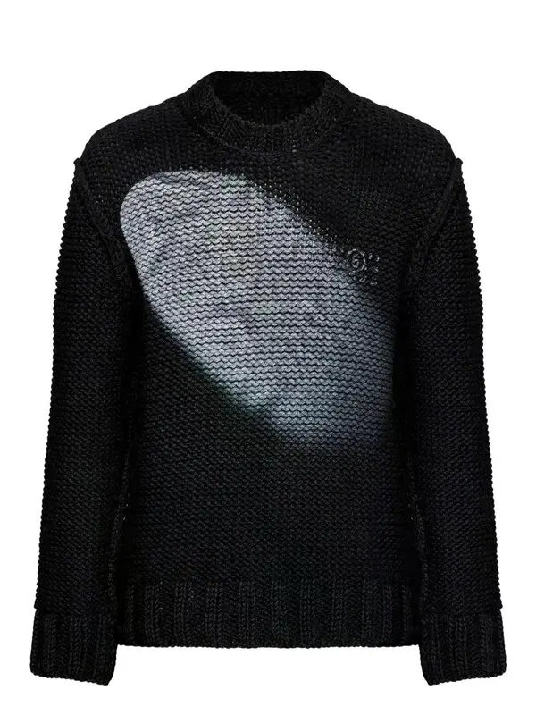 MAISON MARGIELA Textured Knit Sweater - Blue