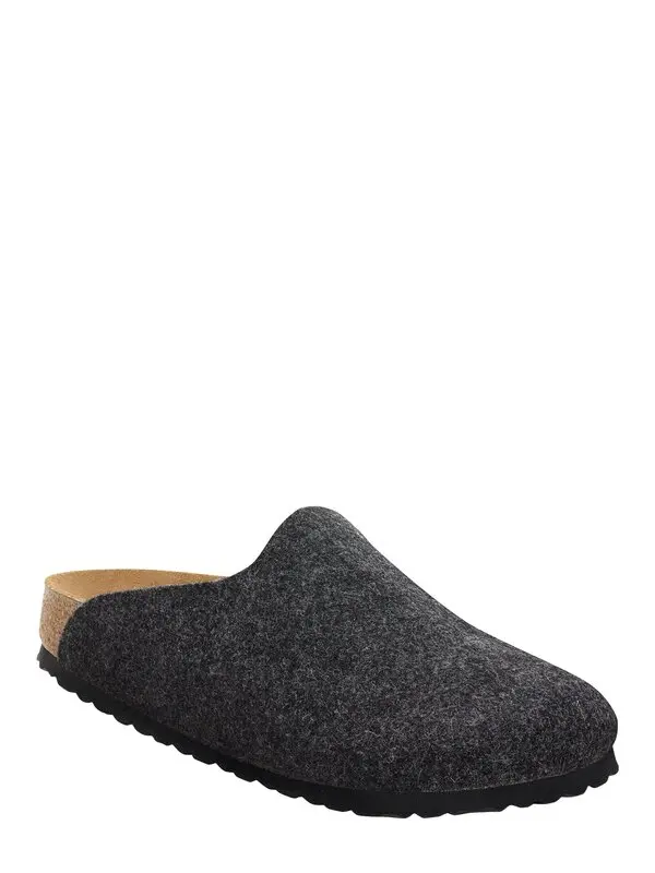 BIRKENSTOCK Amsterdam Bs Felt Clogs - Anthracite