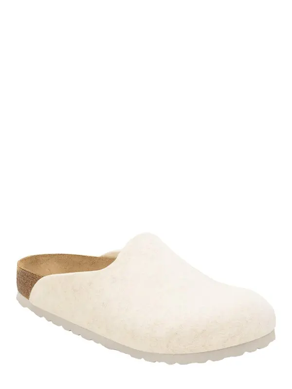 BIRKENSTOCK Amsterdam Bs Felt Clogs - Eggshell