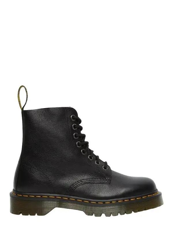 Dr. Martens 1460 Bex Pisa Leather Lace-up Boots - Black