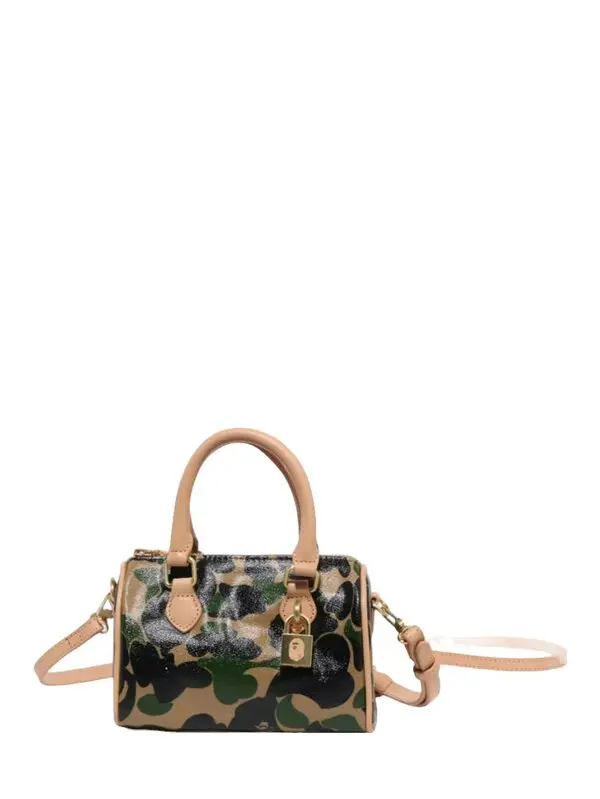 A BATHING APE Abc Camo Mini Shoulder Bag - Green