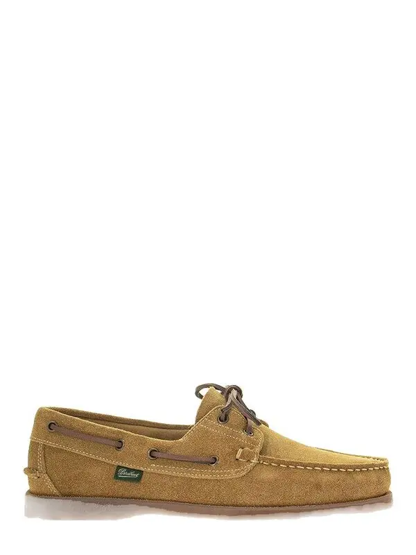 Paraboot Barth Suede Boat Shoes - Brown