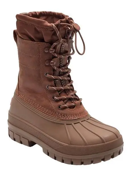 Hunter Skylar Waterproof Boots - Dark Natural