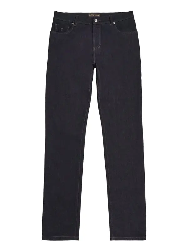 BRETT JOHNSON Straight-leg Jeans - Navy