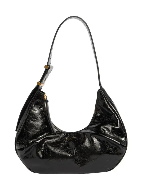 Rag & Bone Hudson Leather Hobo Bag - Black