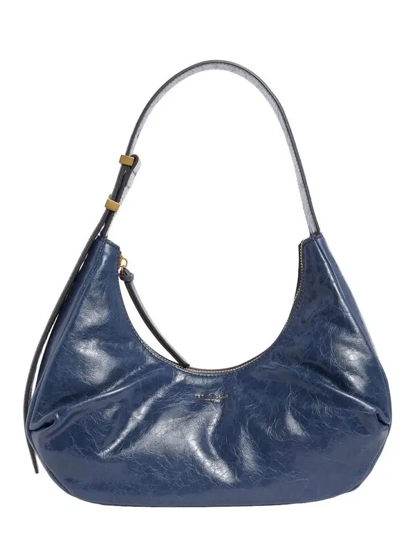 Rag & Bone Hudson Leather Hobo Bag - Blue