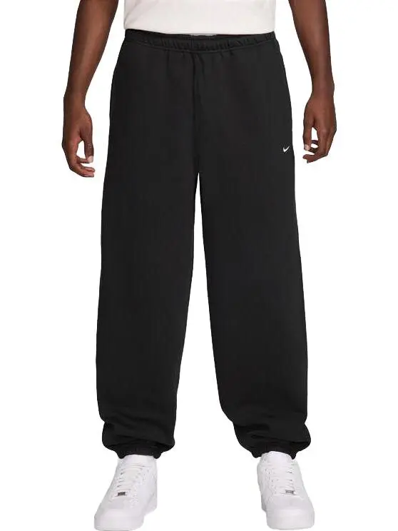 Nike Solo Swoosh Fleece Sweatpants - 010 Black/black/white