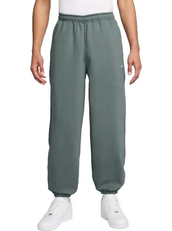 Nike Solo Swoosh Fleece Sweatpants - Clay Green/white