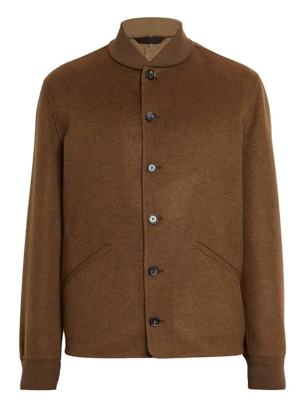 Loro Piana Rik Water-repellent Cashmere Blouson - Bronze Amber