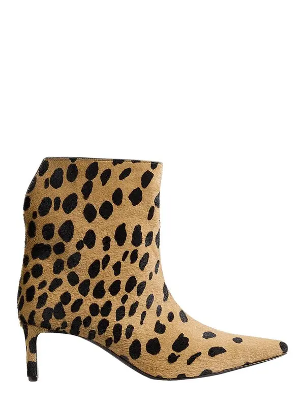 Khaite Ona Hyena Printed Ankle Boots - Cheeta