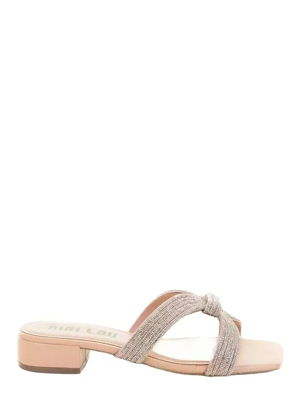 BIBI LOU Embellished Knotted Sandals - Neutrals