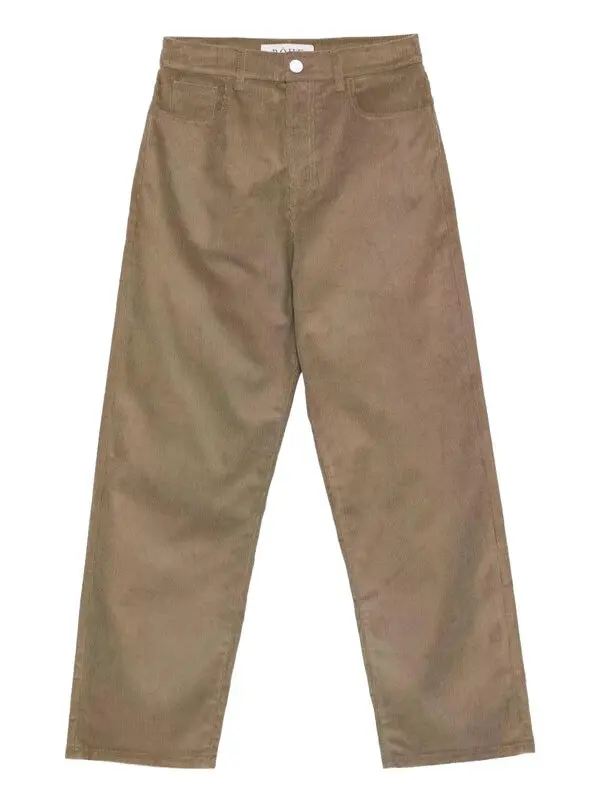 RÓHE High-waisted Corduroy Trousers - Neutrals